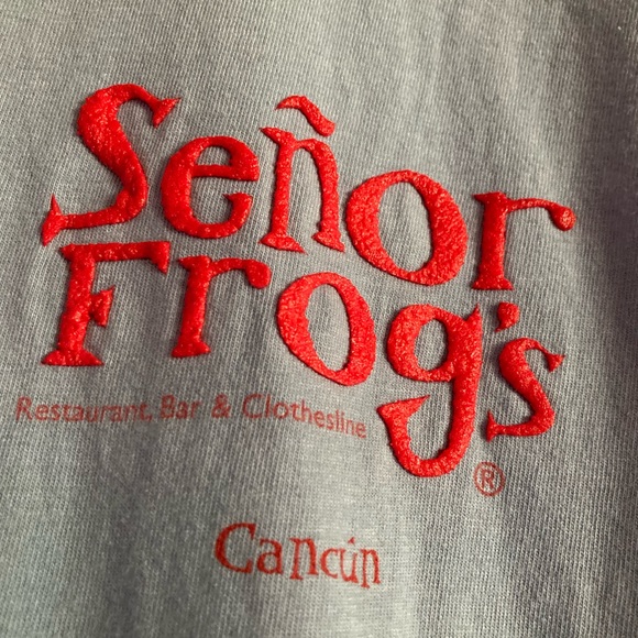 Senor Frogs | Shirts | Nos Official Puff Print Senor Frogs 0 Original ...